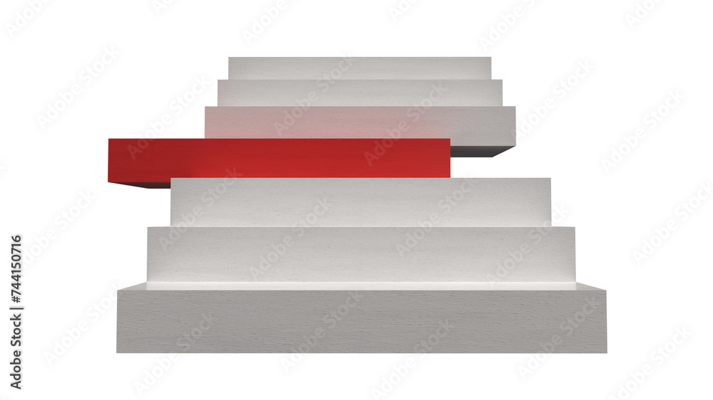 Critical step infographic concept template on transparent background ...