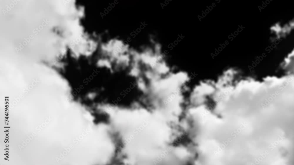 Vidéo Stock Clouds On Alpha. This stock motion graphics video shows ...