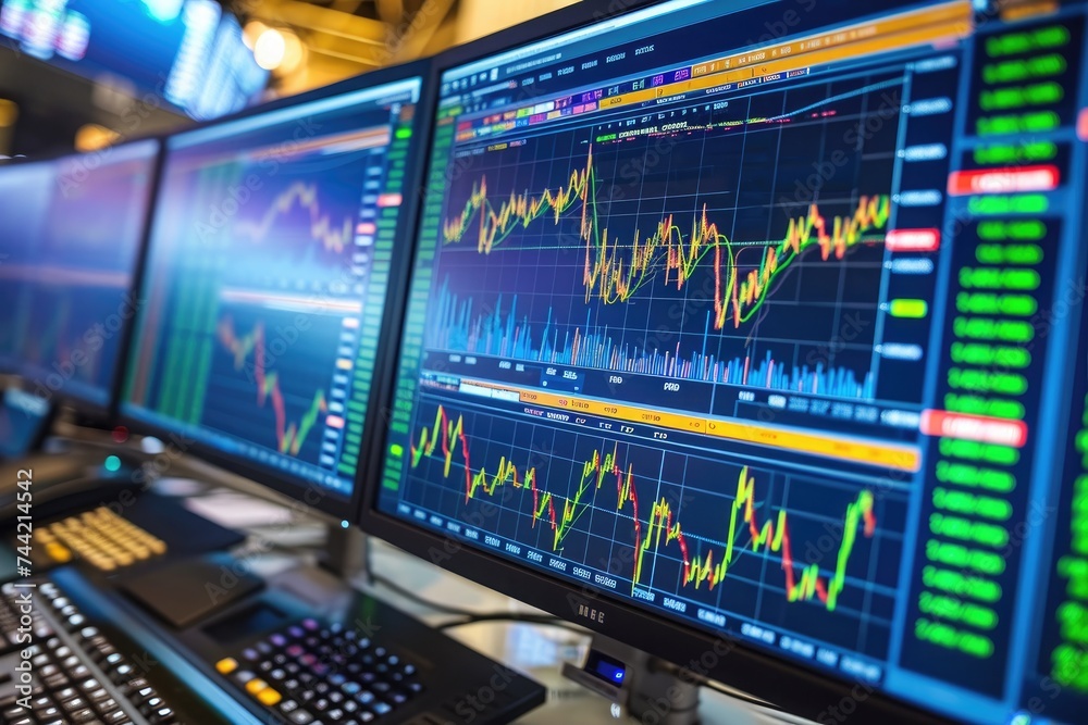 Foto de A computer screen displaying multiple screens, showcasing ...