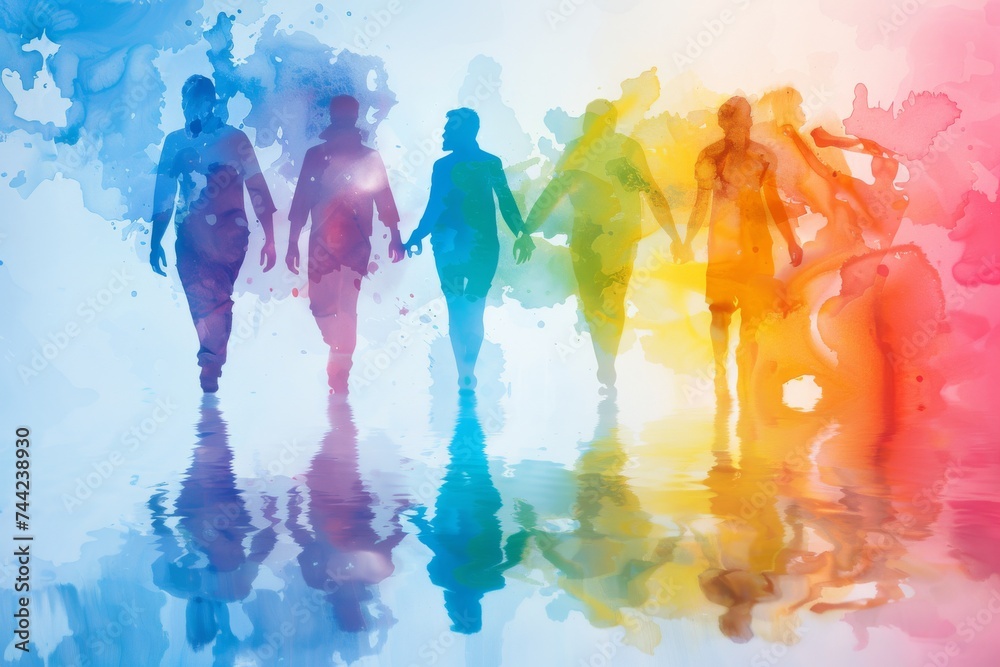 LGBTQ Pride lgbtq+ allies. Rainbow human rights colorful ineffable ...