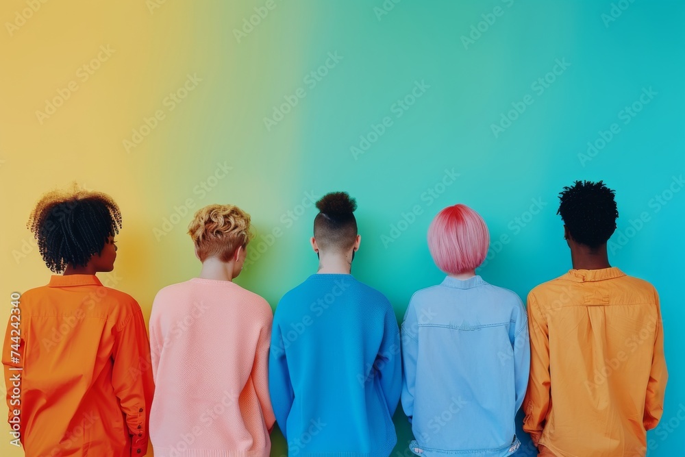 LGBTQ Pride bud green. Rainbow data freedom colorful maze diversity ...
