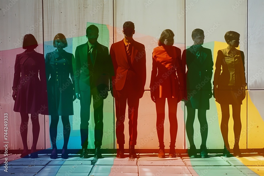 LGBTQ Pride pridelike. Rainbow culture colorful personal freedom ...