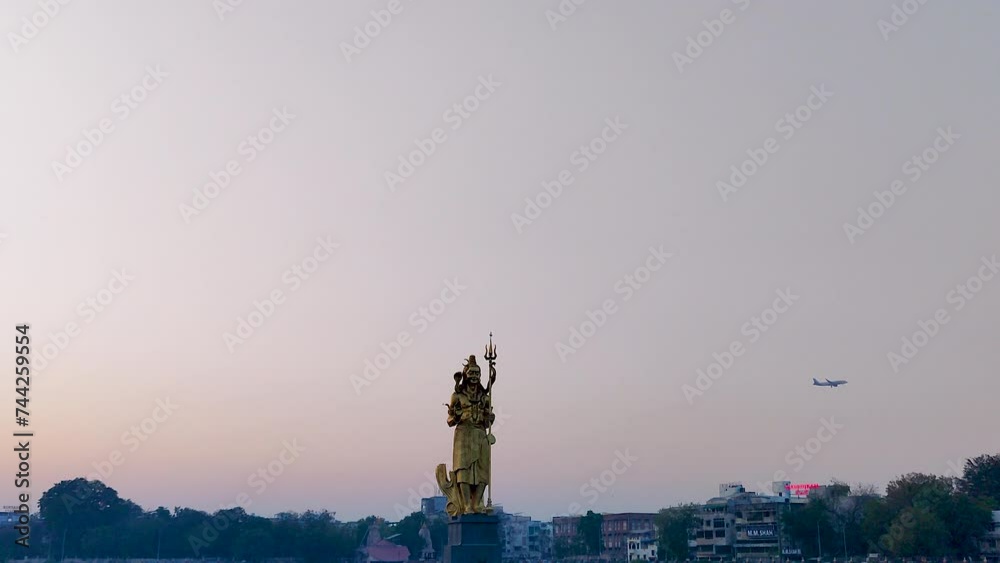 Behold the splendour of a beautiful front view of the immense gilded ...