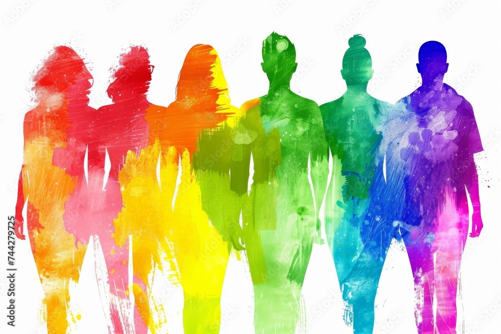 LGBTQ Pride nebulous. Rainbow confidence colorful clique diversity Flag ...