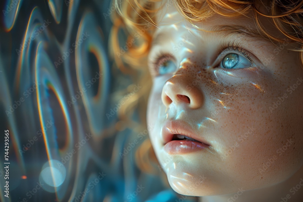 An intimate portrayal of innocence and vulnerability captured through ...