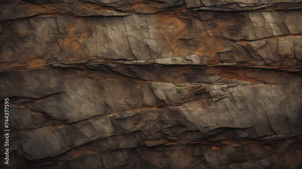 Cliff rock face texture surface dark background of great outdoors ...
