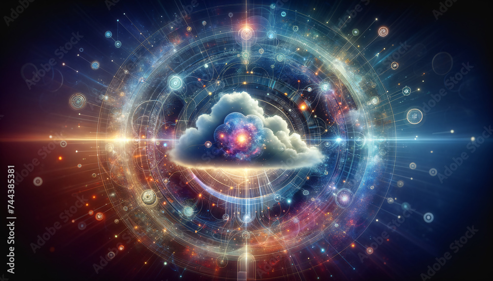 Dynamic Cloud: Innovative SaaS infrastructure with ethereal 3D cloud ...