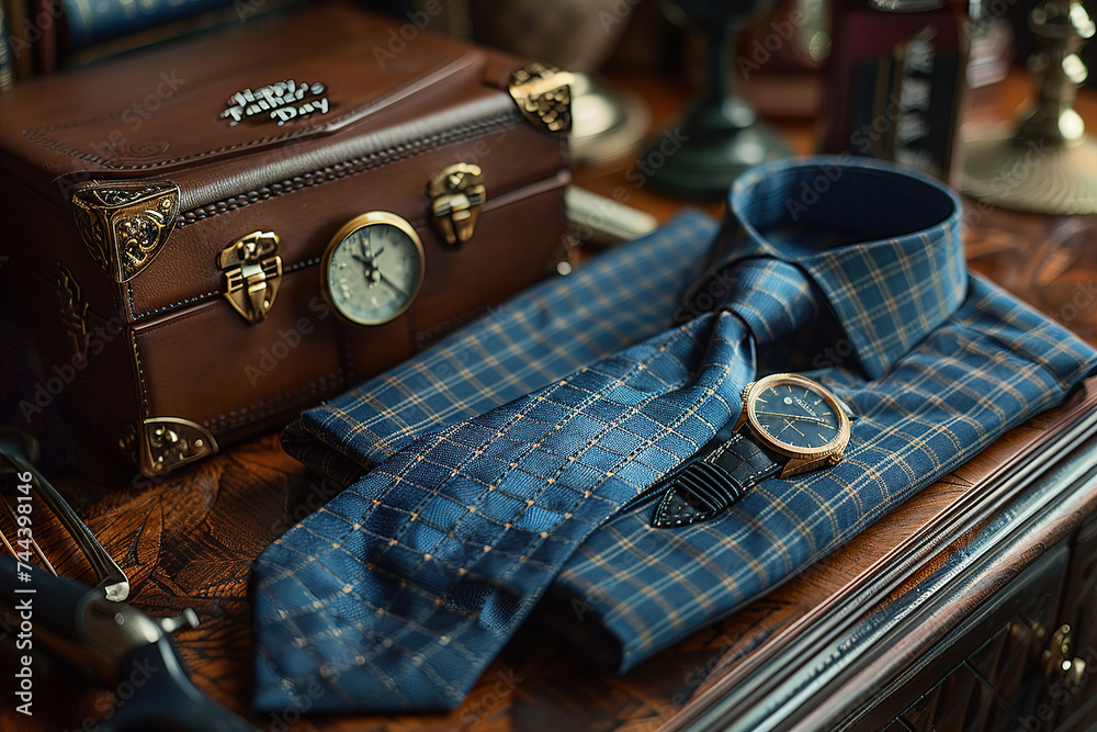 Traditional Father's Day card featuring a simple yet heartfelt message ...