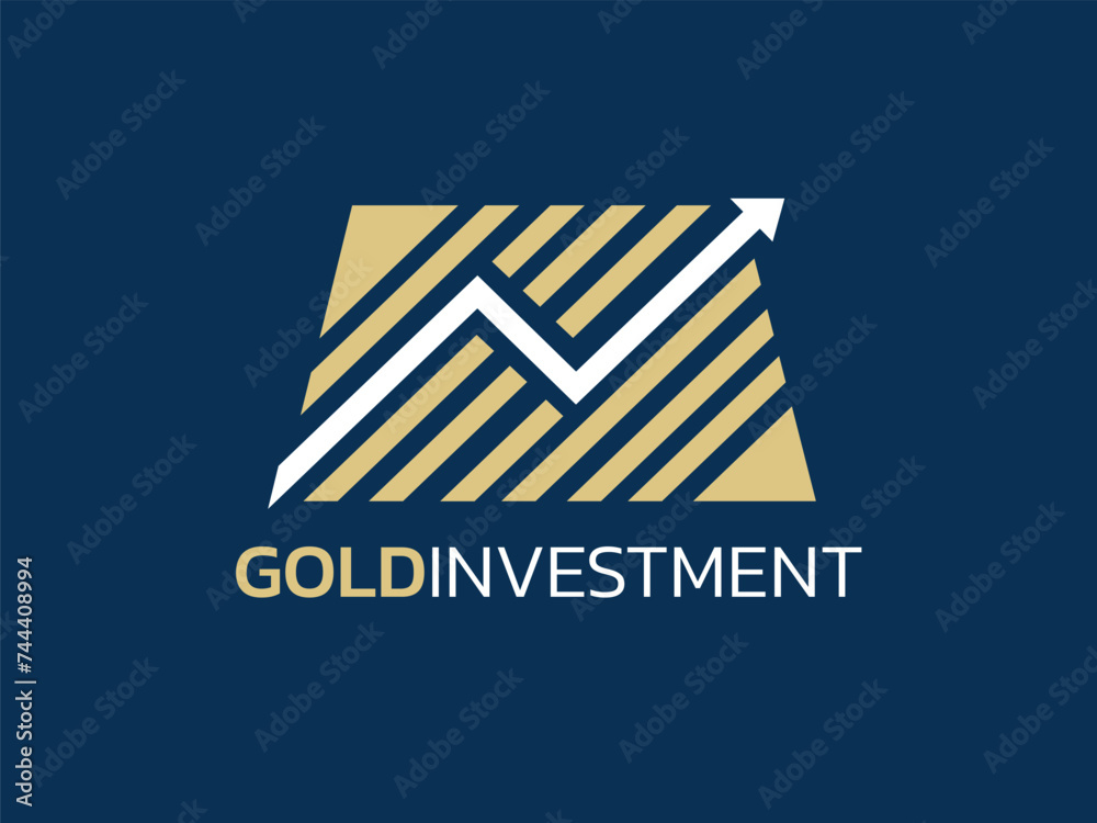 Gold bar investment logo or icon design. Gold bar logo suitable for ...