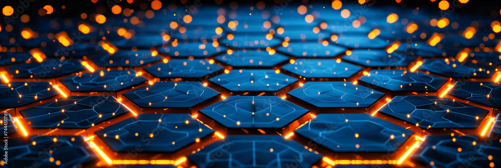 The digital networks core, a maze of connections and data, illustrating ...