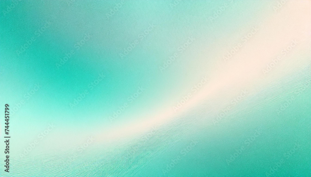 Teal green blue grainy color gradient background glowing noise texture ...