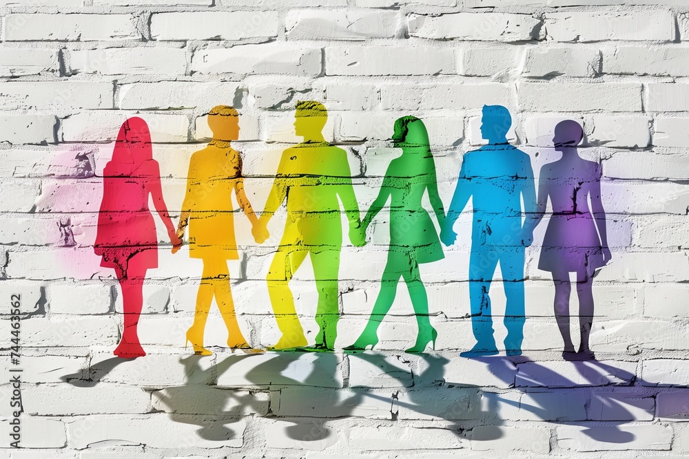 LGBTQ Pride copper gray. Rainbow blend colorful junior diversity Flag ...