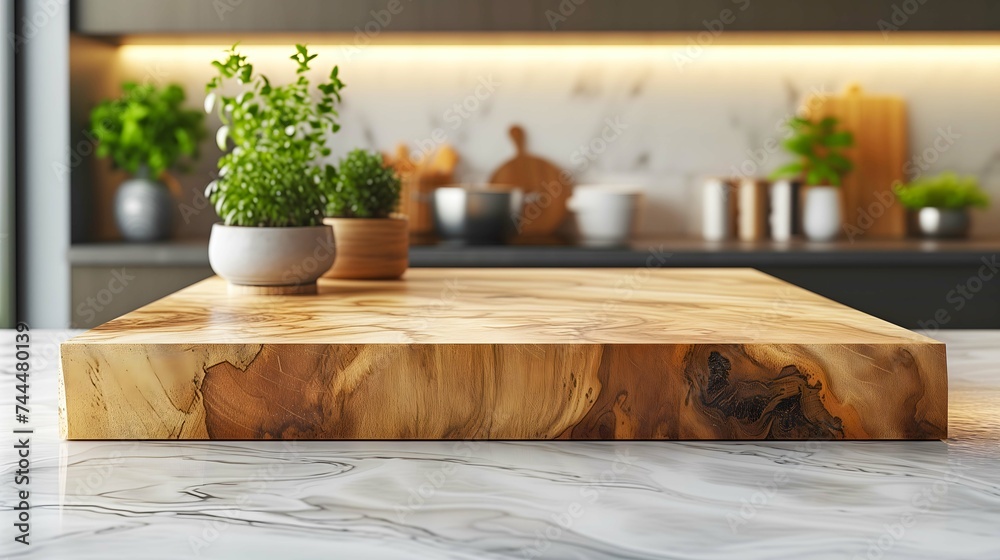 Kitchen podium background food product stand table pedestal display ...