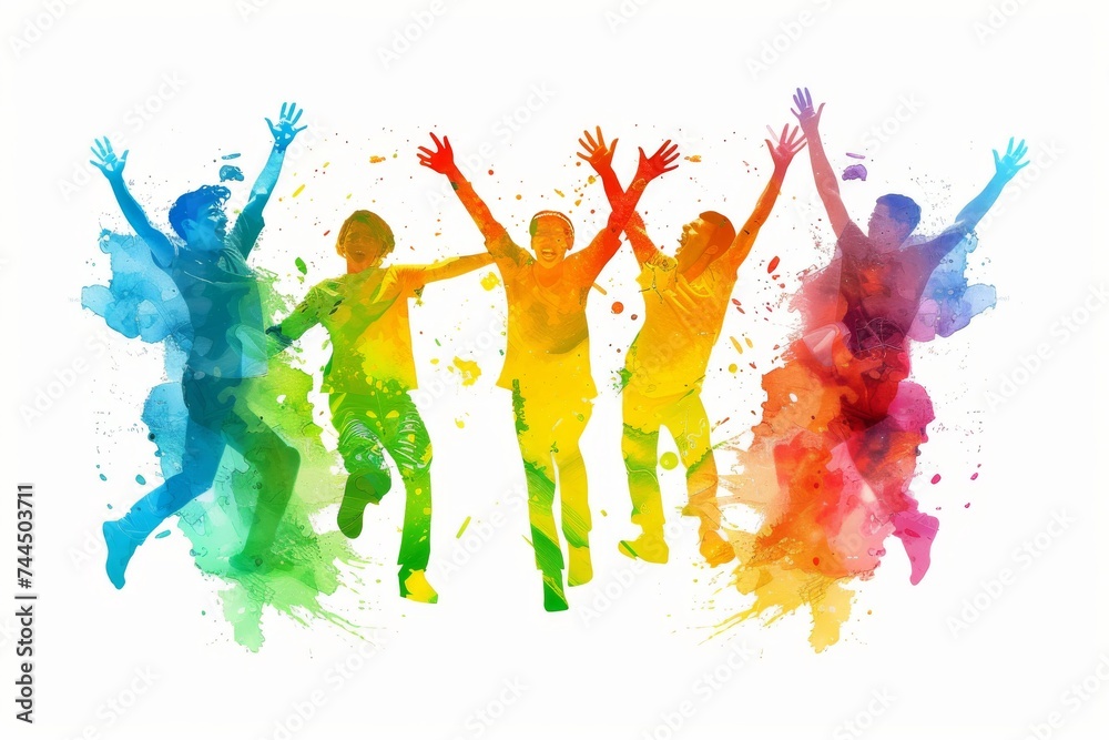 LGBTQ Pride choice freedom. Rainbow hrt colorful silver brown diversity ...