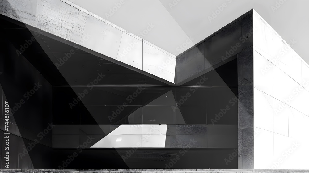 Composition of several photos of visor over building porch facade ...