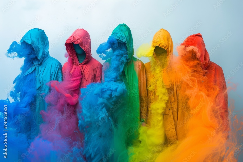 Lgbtq Pride Rainbow Alley Rainbow Roll Colorful Androgyne Diversity