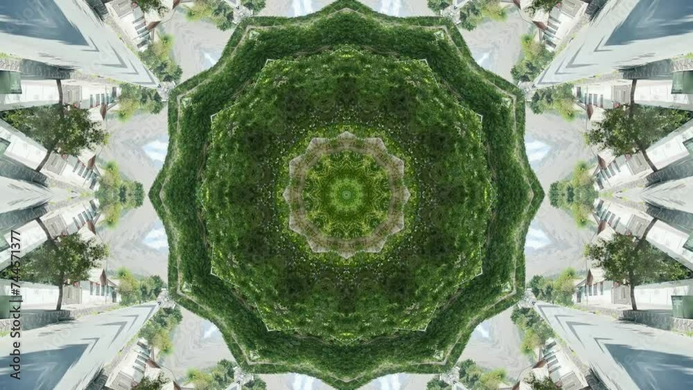 vortex of geometric shapes dmt entities energy, colorful 3d seamless ...