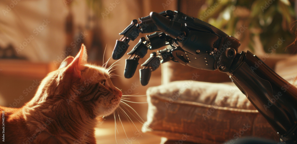 Intriguing Encounter Between Advanced Robotics and Curious Feline - A ...