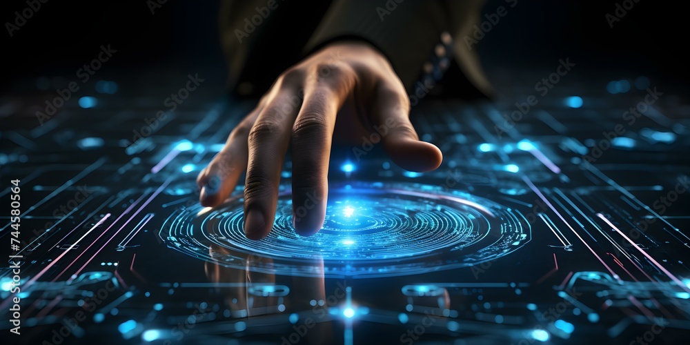 Enhancing Security With Biometric Identity Verification Using Virtual Fingerprint Scanner