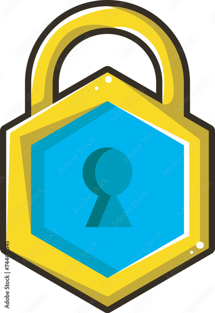 Unite post game medal. Gold void royale game icon. Password lock with ...