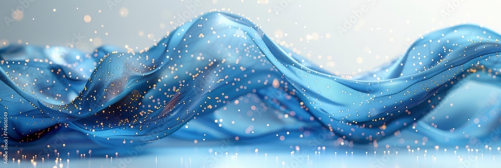 Design a serene light blue gradient background for a healthcare data ...