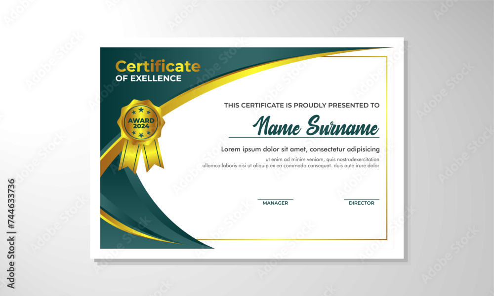Simple Certificate Border Template, Simple Certificate Border ...