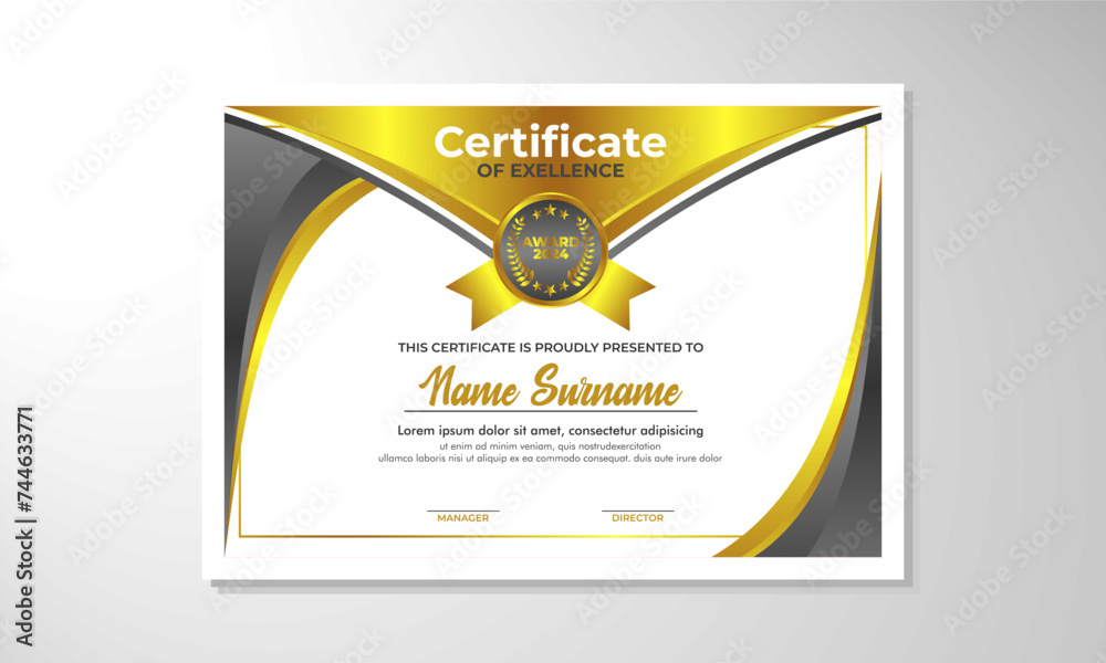Simple Certificate Border Template, Simple Certificate Border ...