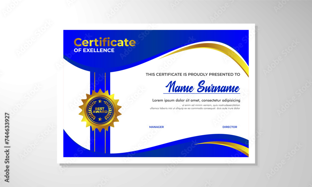 Simple Certificate Border Template, Simple Certificate Border ...