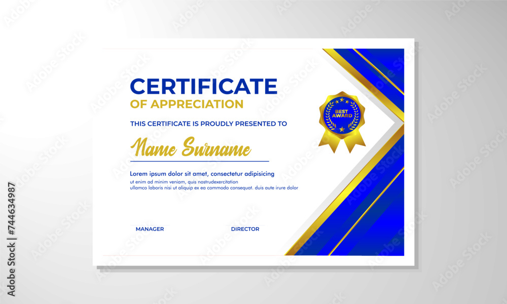 Simple Certificate Border Template, Simple Certificate Border ...