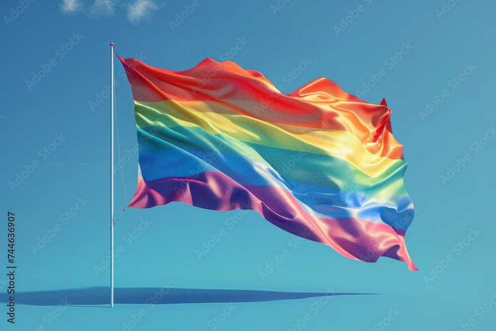 LGBTQ Pride intergender. Rainbow lesbian liberation colorful ekragender ...