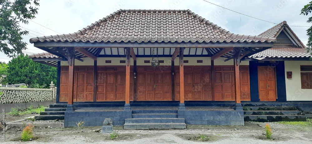 Joglo House or Rumah Joglo is a Javanese house culture famous with ...