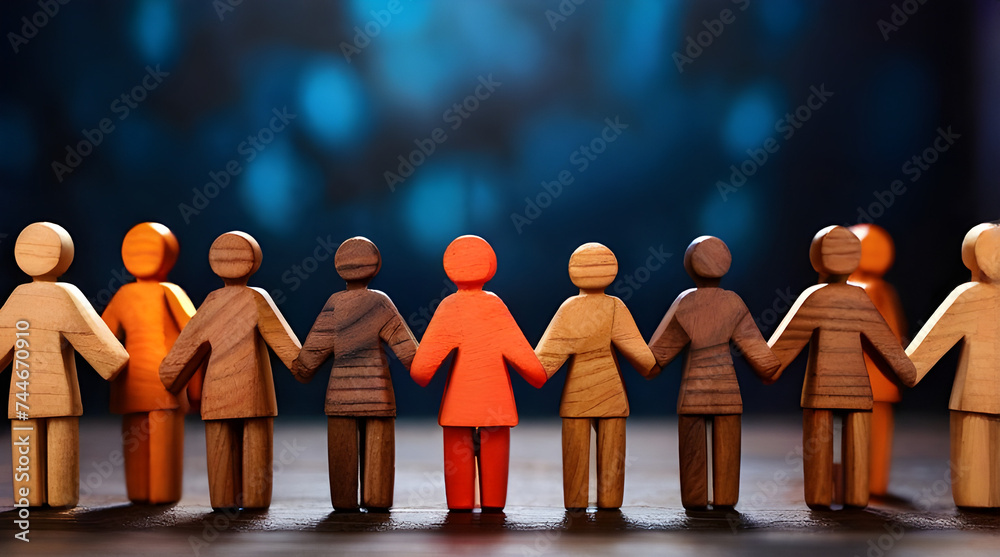 Multiracial group from different countries holing hands together ...