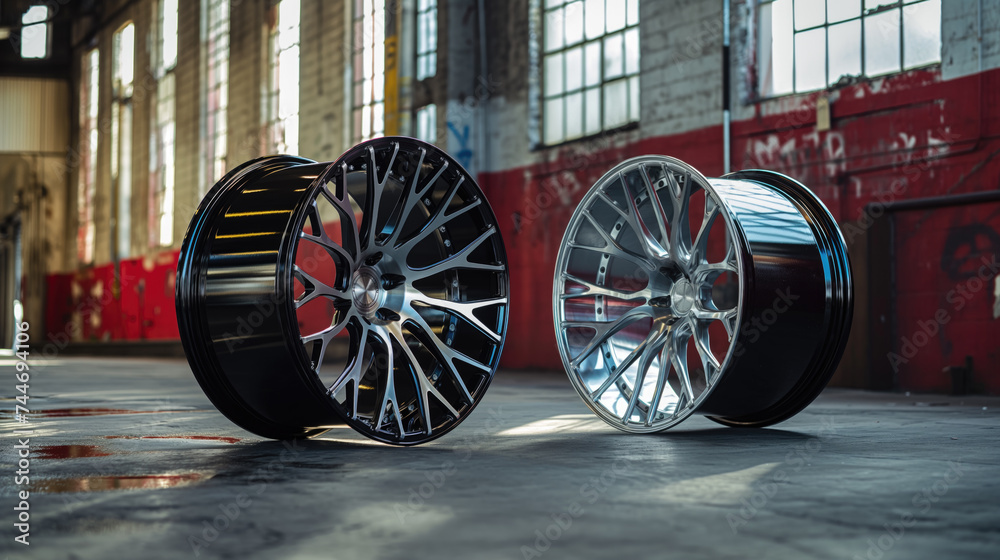 Rotiform design of automotive alloy wheels Stock Illustration | Adobe Stock