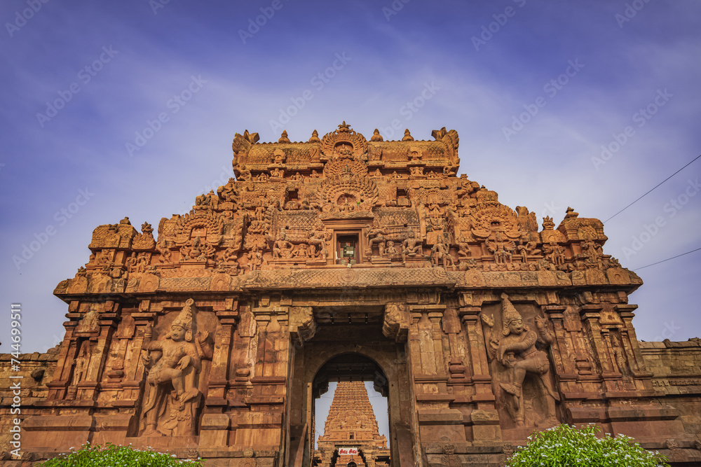 Tanjore Big Temple or Brihadeshwara Temple was built by King Raja Raja ...