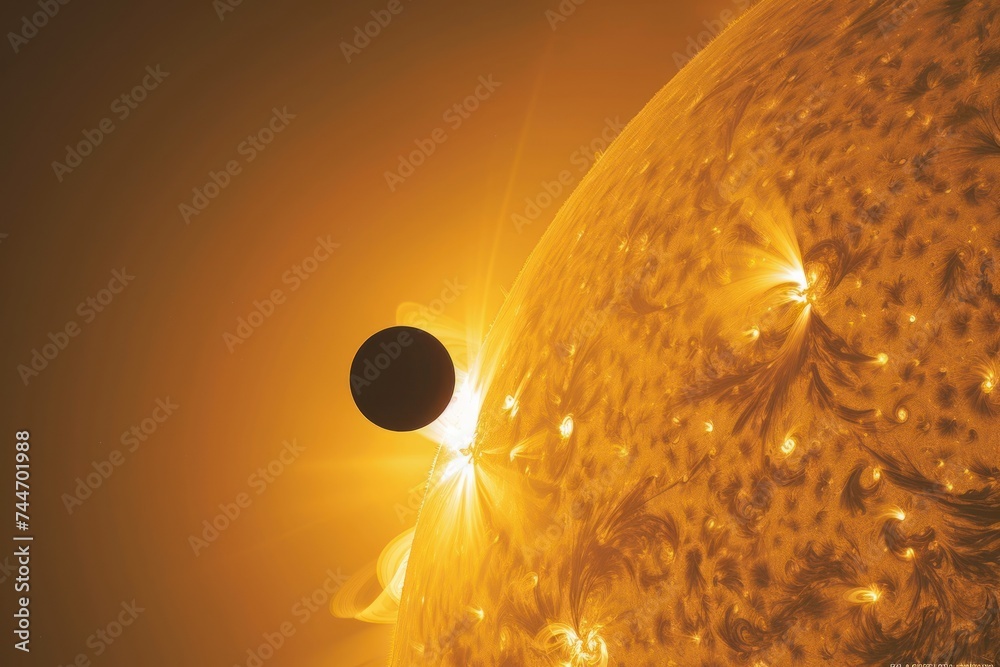 Venus transit across the sun a rare celestial event showcasing the ...