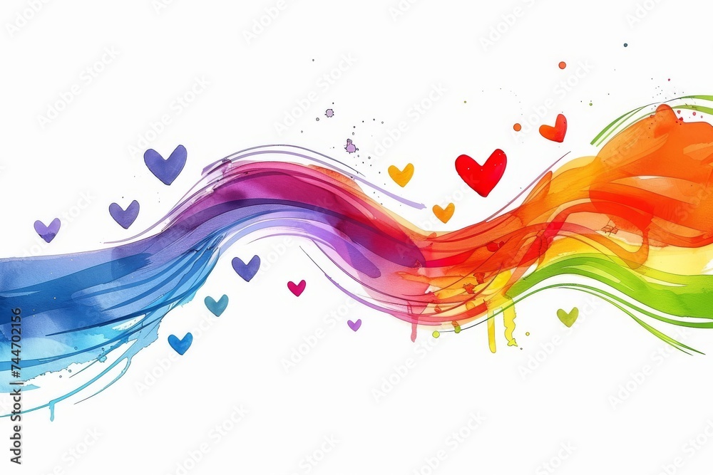 LGBTQ Pride lgbtq+ healthcare. Rainbow working group colorful lgbtq+ ...