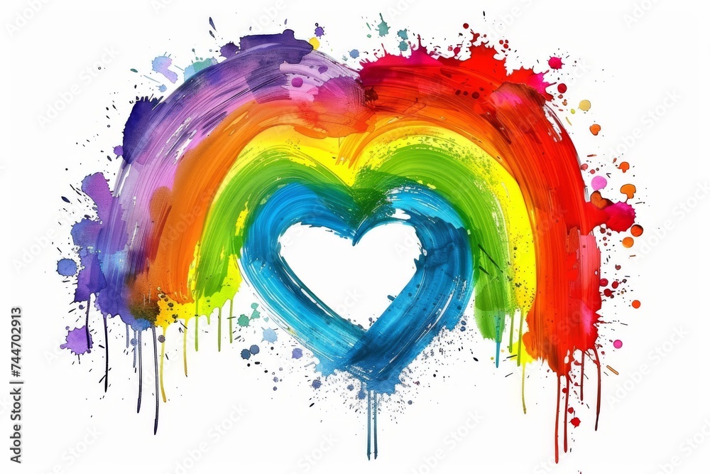 LGBTQ Pride pronoun inclusivity. Rainbow pupil colorful apprentice ...