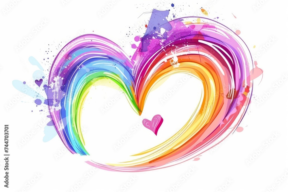 LGBTQ Pride lgbtqpi2saa. Rainbow coming out video colorful sandy brown ...