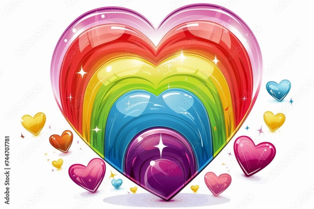 LGBTQ Pride transgender flag. Rainbow gynegender colorful freedom ...