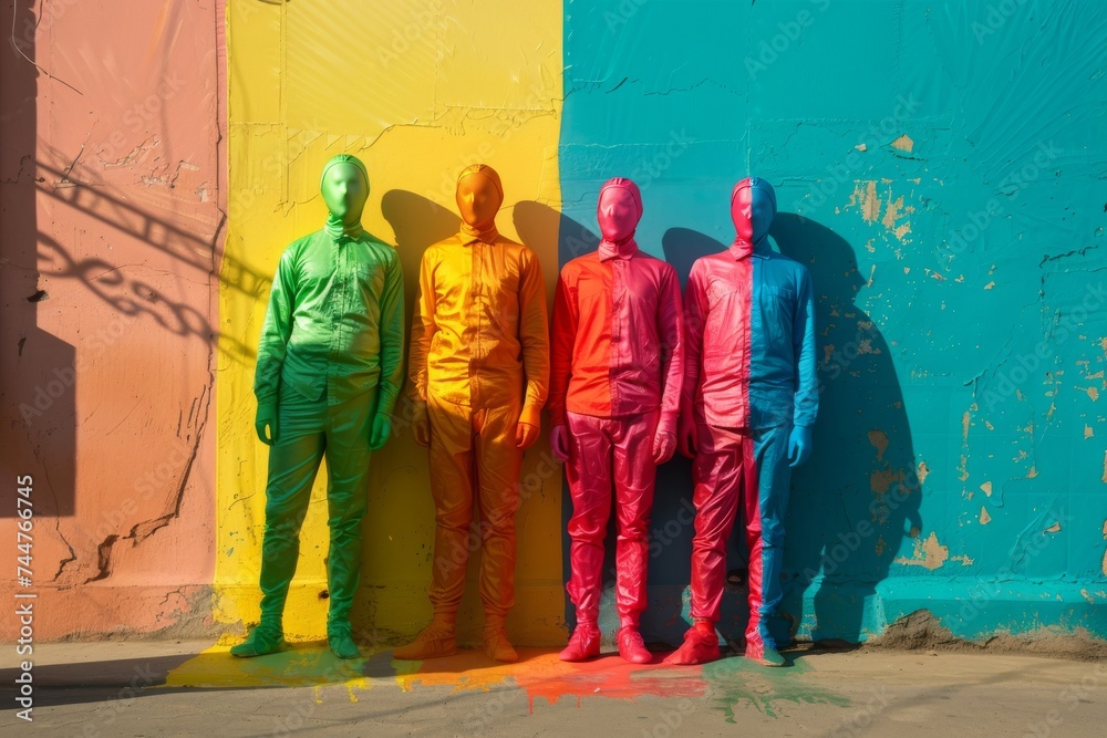 LGBTQ Pride integrated collaboration. Rainbow rose colorful dutch white ...