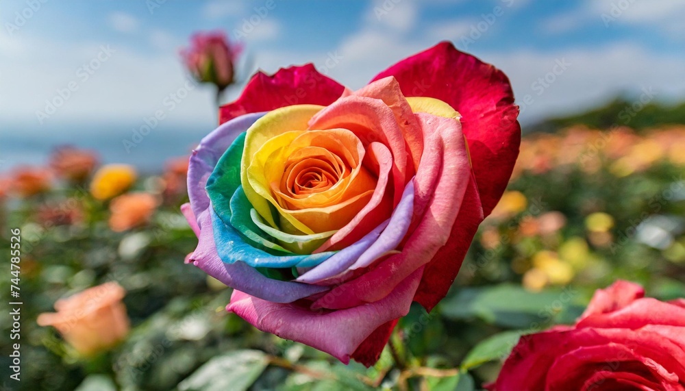 celebrate pride with this beautiful heart shaped rose featuring the ...