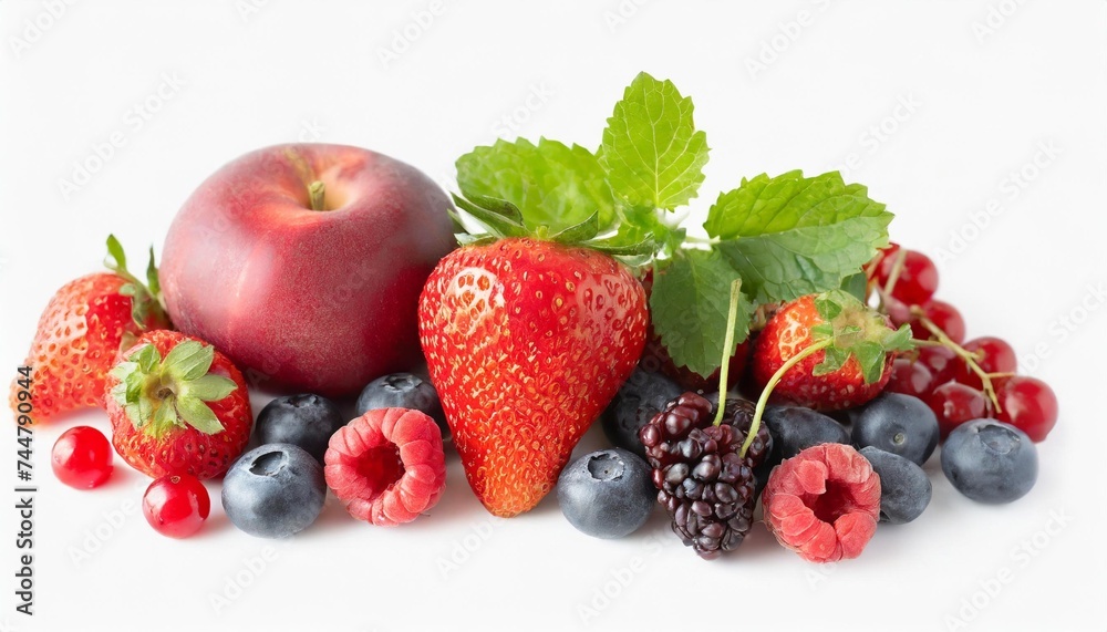 fresh red vegetable fruits and berry png with transparent background ...