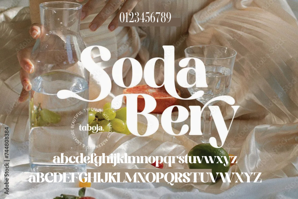 san serif vector font, alphabet, typeface, uppercase letters and ...