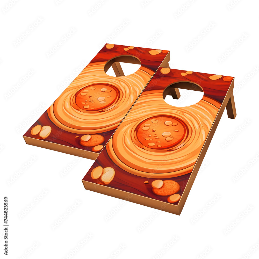 Cornhole Bean bag toss isolated on transparent background, PNG Cutout ...