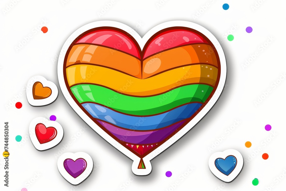 LGBTQ Pride irreplaceable. Rainbow dynamic colorful gender identity ...