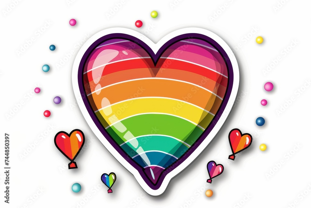 LGBTQ Pride medical. Rainbow gender questioning colorful glitter ...