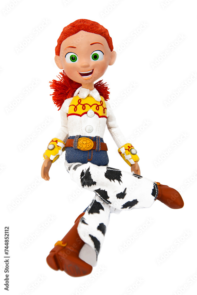 Jessie - a cowgirl rag doll who appears in Toy Story movie made by the ...