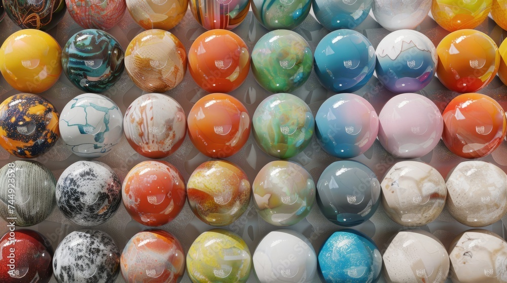 Exploring the Diverse World of Material Shaders through a Sphere's ...