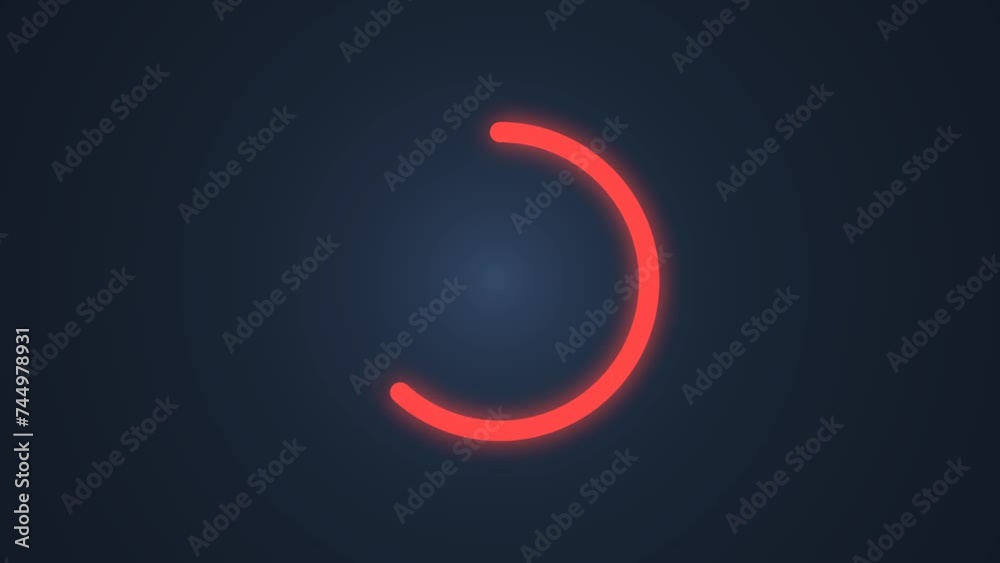 Transfer circle Loading bar, circle downloading bar loading animation ...