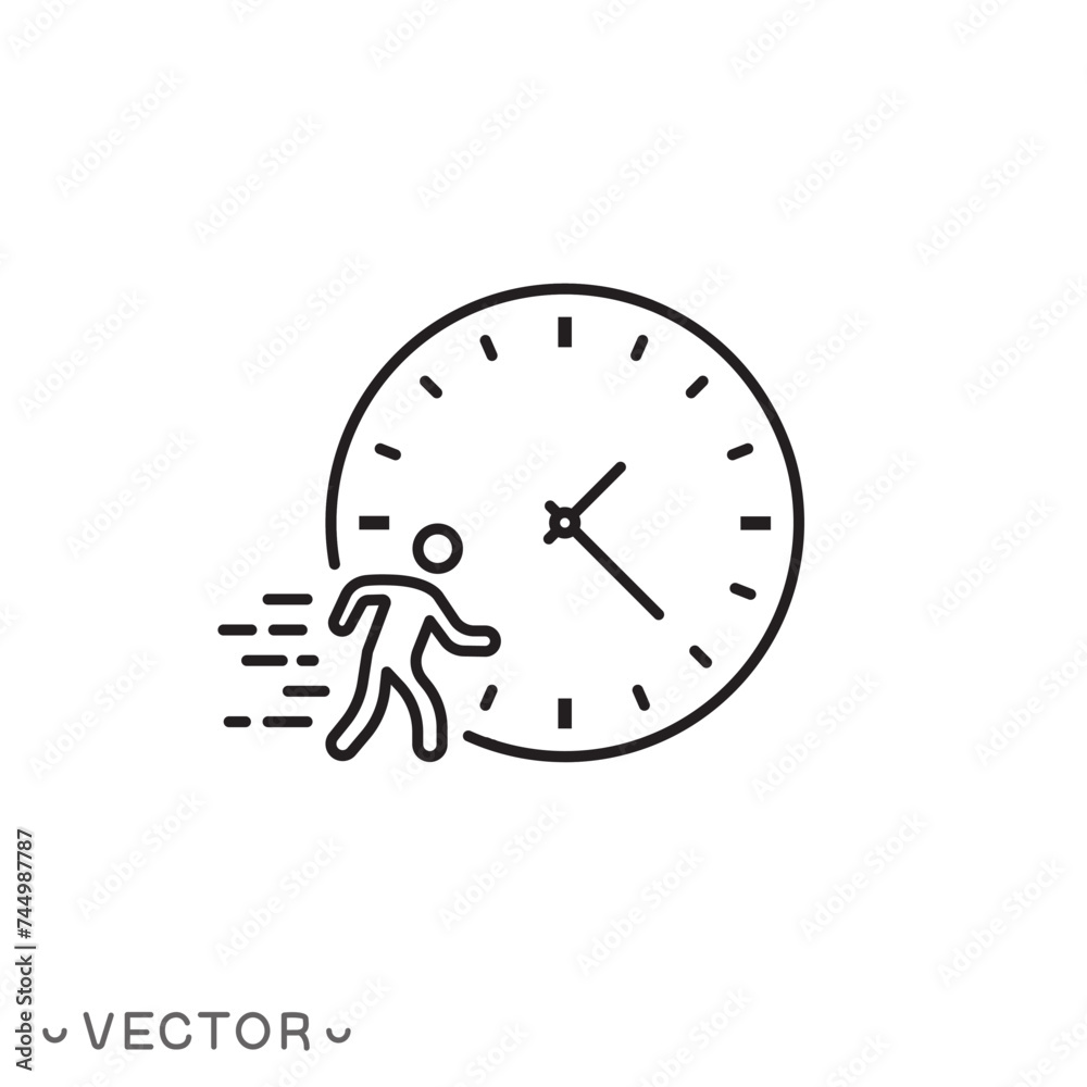 time management concept, organize hours work, busy schedule career ...